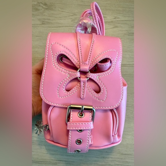 dELiA*s | Bags | Brand New Delias X Dolls Kill Pink Mini Backpack With Butterfly Detail | Poshmark